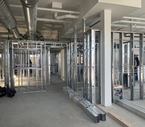 Framing is complete!